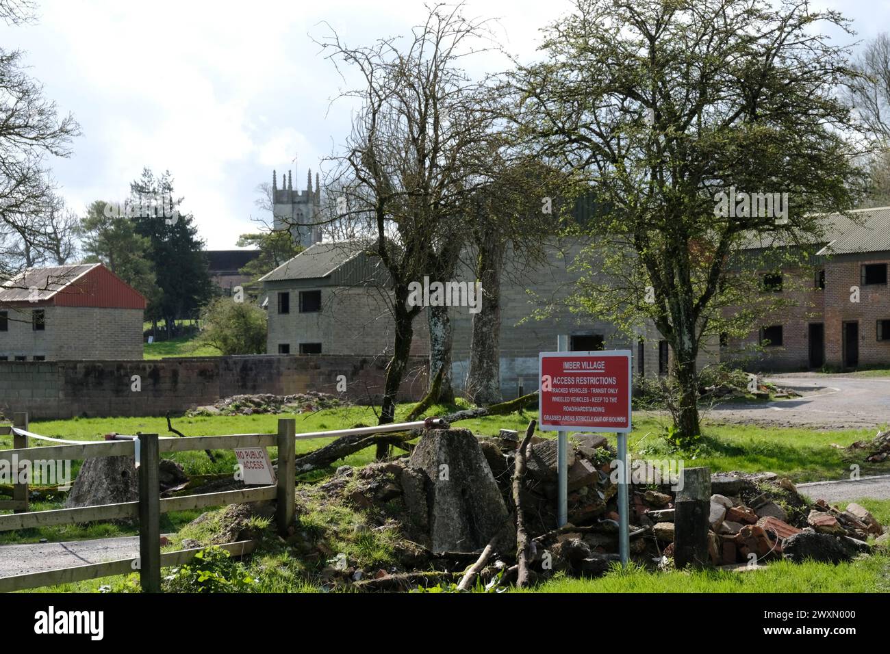 Imber, UK. 1st Apr, 2024. A busy day at Imber on Salisbury Plain. Imber ...