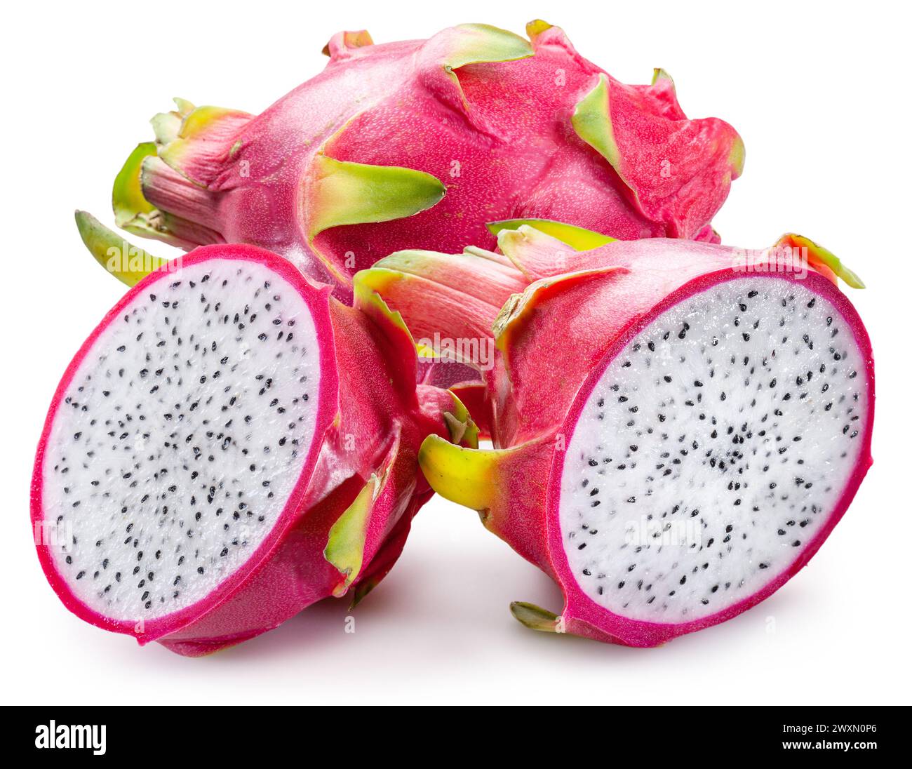 Cross section dragon fruit red hi-res stock photography and images - Alamy
