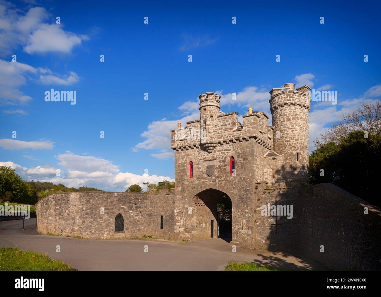 The 18th-century gate lodge at Slane Castle in County Meath is a fine ...