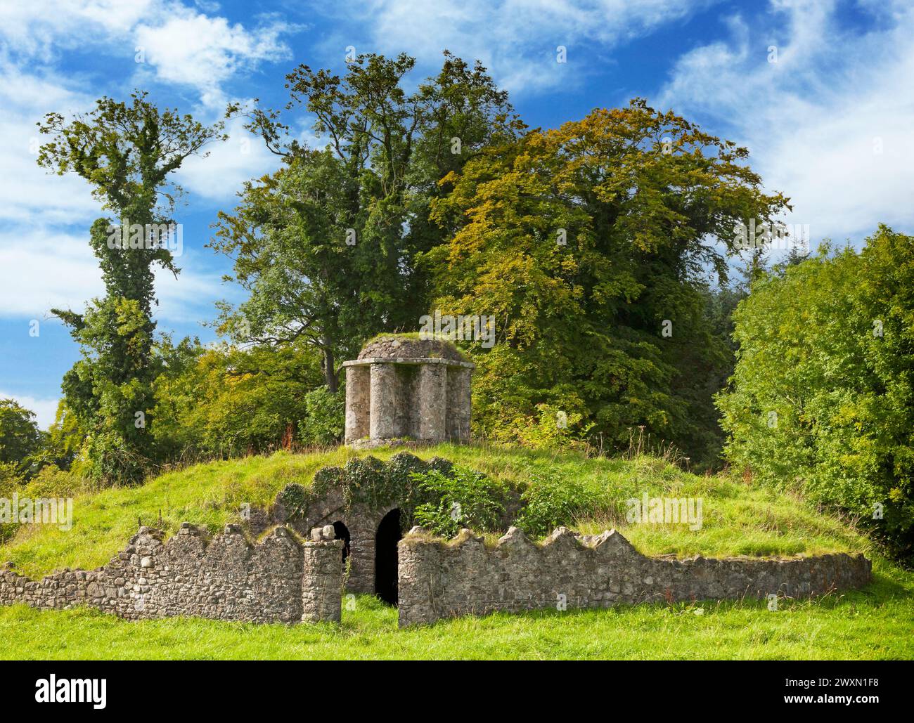 The Fox's Earth, in Larchill Arcadian Gardens in County Meath, Ireland ...
