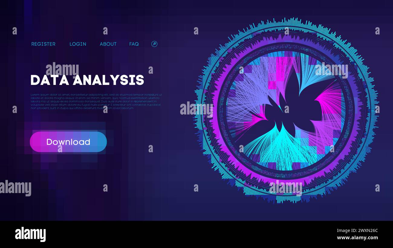 Colorful Data Analysis Visualization Interface Stock Vector Image & Art ... Colorful Data Analysis Visualization Interface Stock Vector Image & Art ...