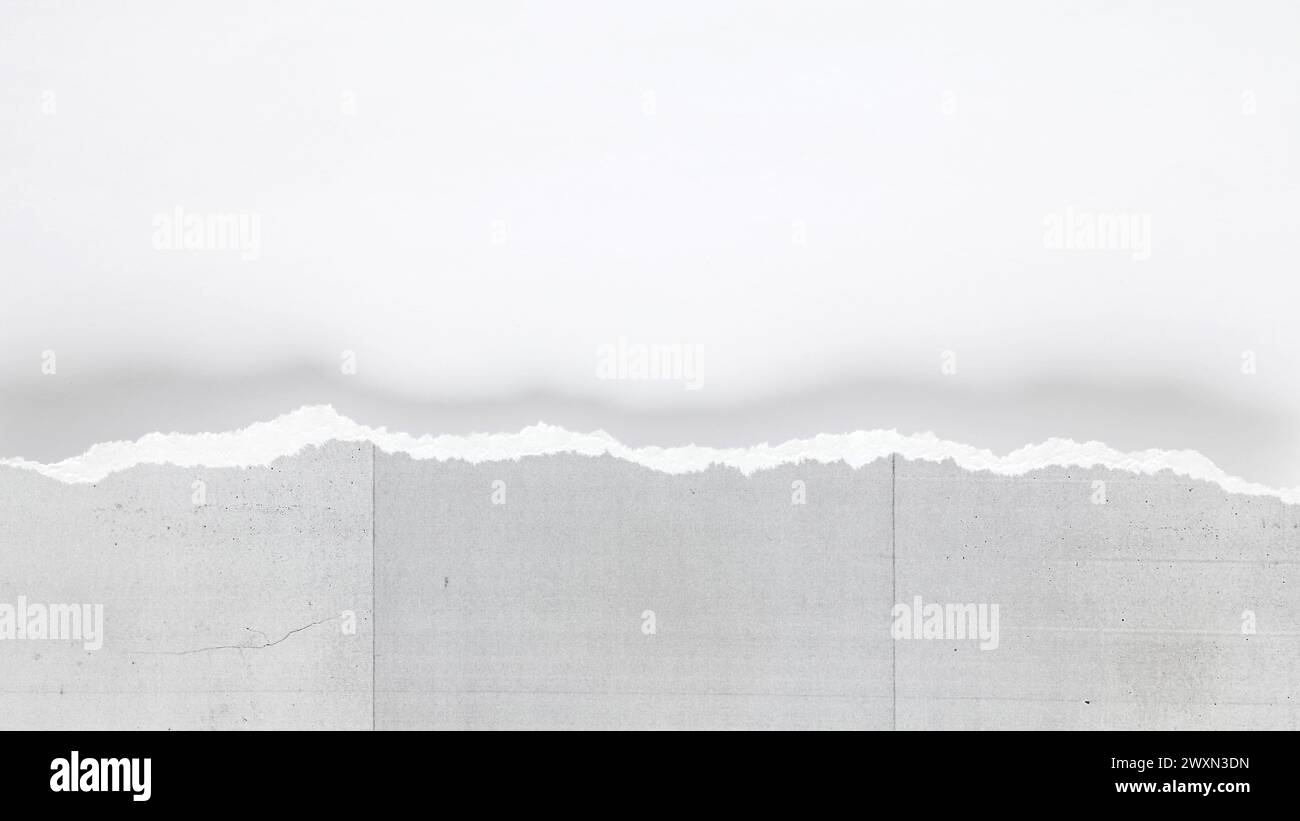 Torn edge white paper hi-res stock photography and images - Alamy