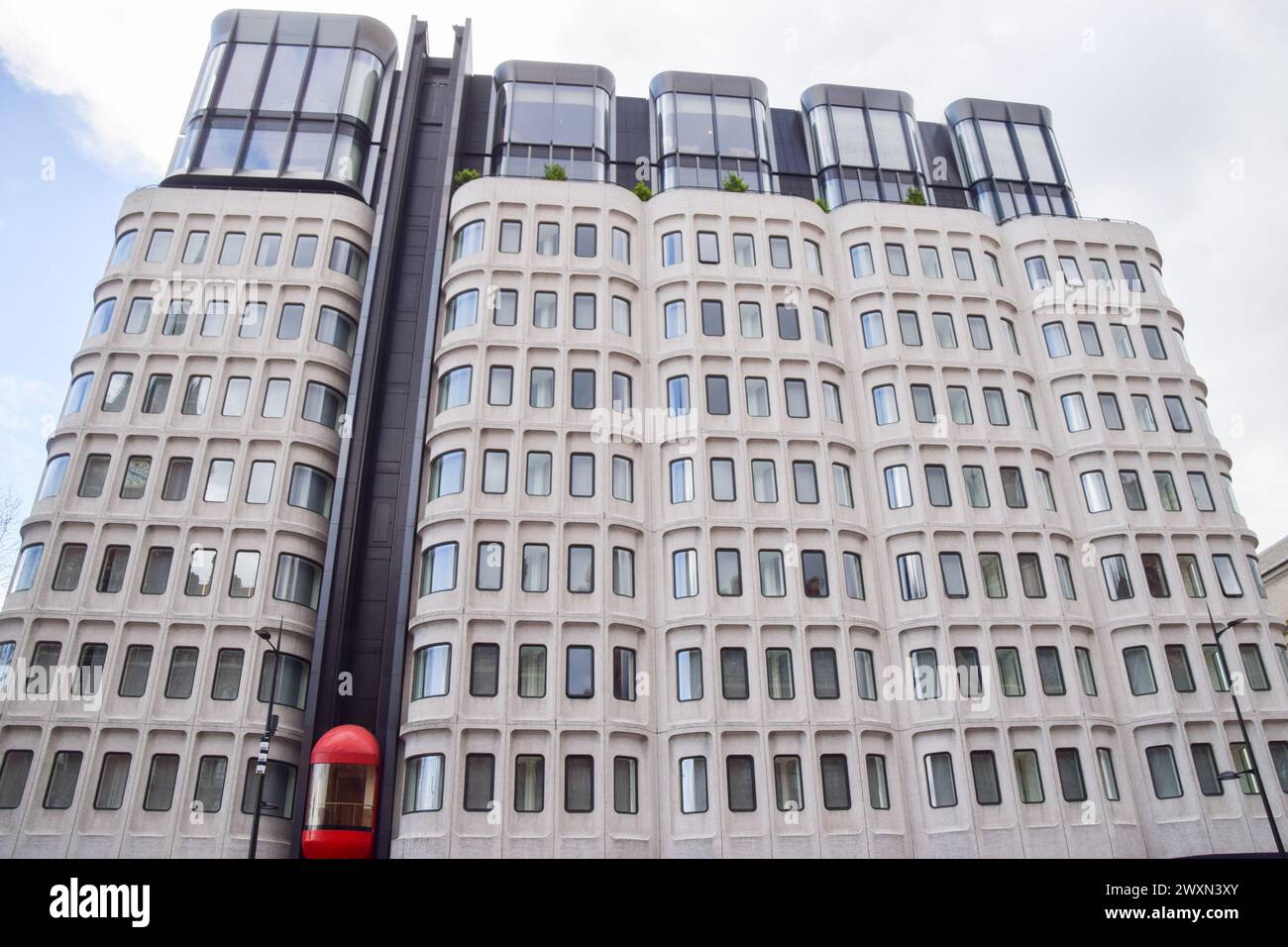 London, UK. 1st April 2024. The Standard Hotel exterior, King's Cross ...