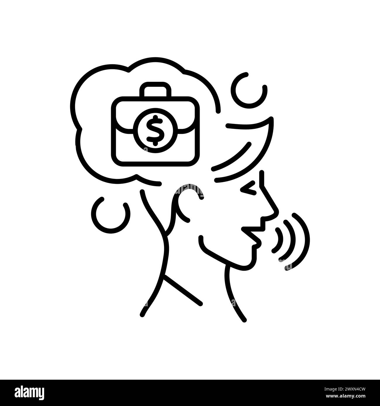 Aptitude icon black line hi-res stock photography and images - Alamy