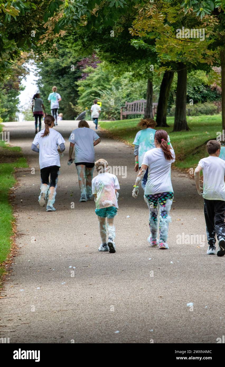 East Anglia Childrens Hospices (EACH) charity fundraiser Bubble Rush ...