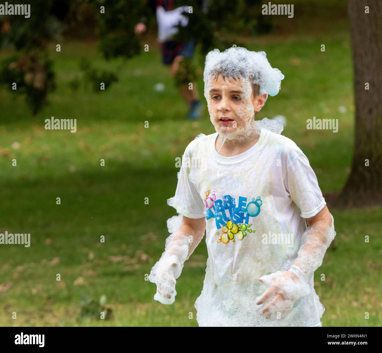 East Anglia Childrens Hospices (EACH) charity fundraiser Bubble Rush ...
