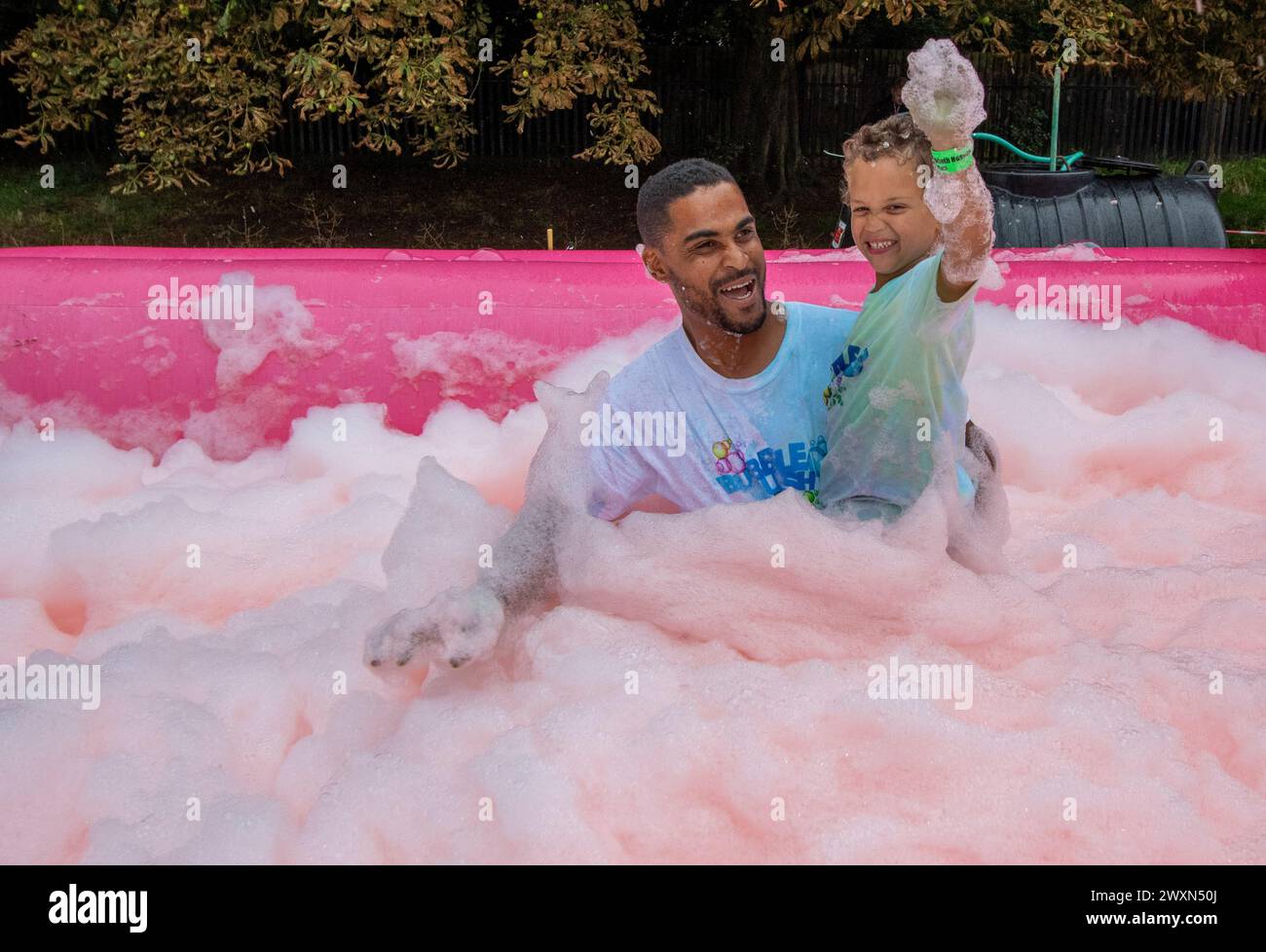 East Anglia Childrens Hospices (EACH) charity fundraiser Bubble Rush ...