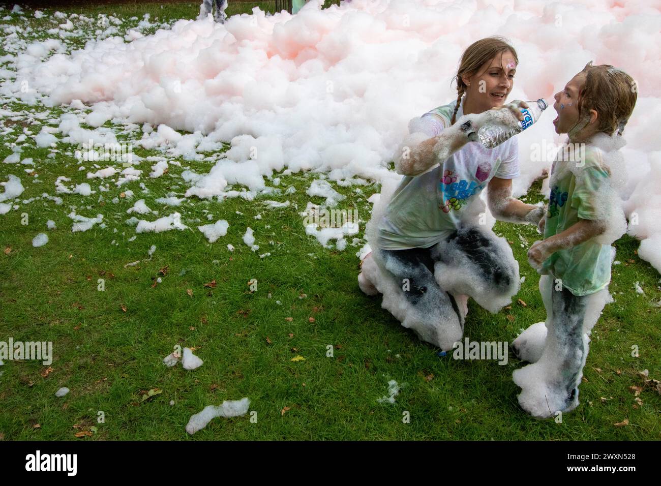 East Anglia Childrens Hospices (EACH) charity fundraiser Bubble Rush ...