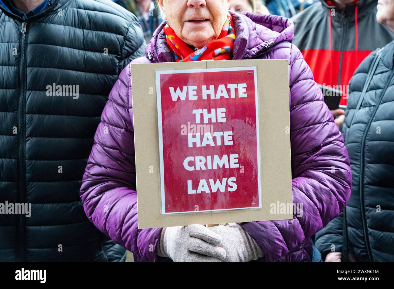Edinburgh,, Scotland, UK. 1st April, 2024. Various political and ...
