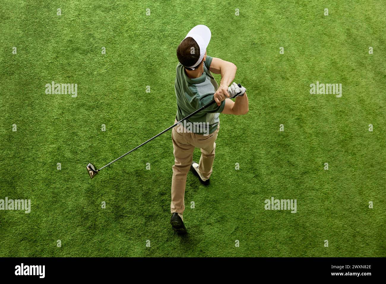 Overhead view golf club ball hi-res stock photography and images - Alamy