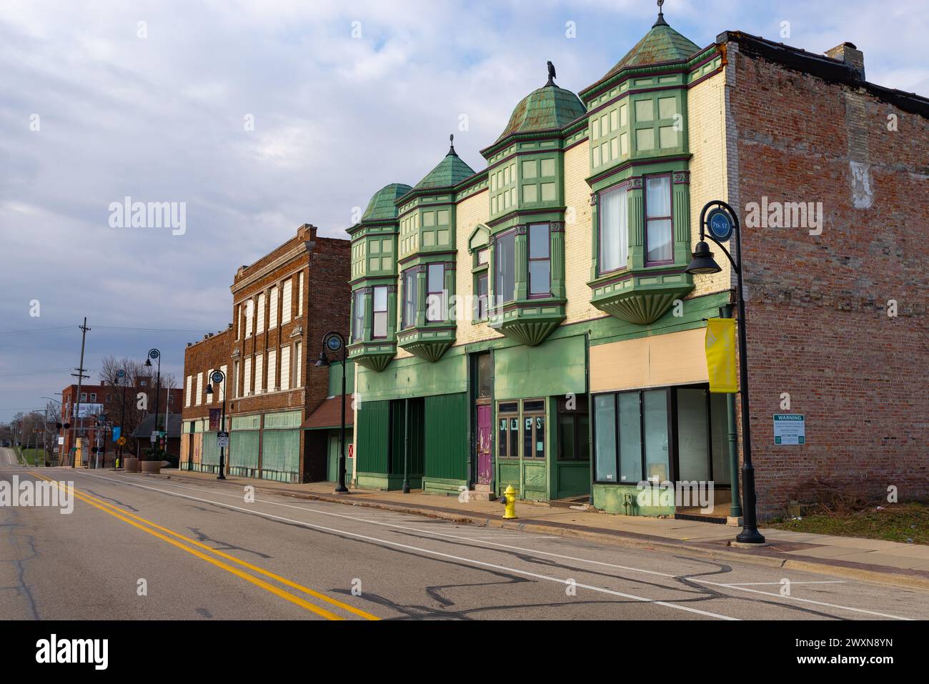 Rockford, Illinois - United States - March 28th, 2024: Downtown ...