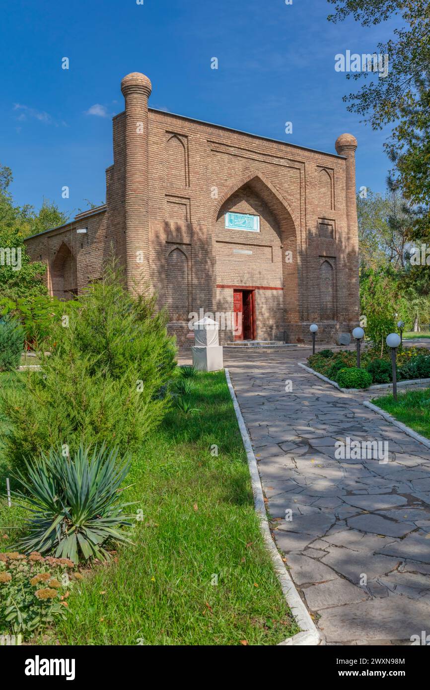 Karakhan tomb, 11th century, Taraz, Jambyl region, Kazakhstan Stock ...