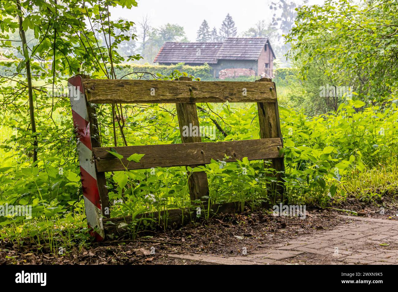 Decayed garden pathway hi-res stock photography and images - Alamy