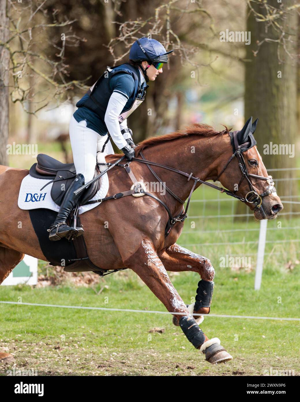 Laura Collett of the United Kingdom with Bling during the CCI4*-S ...