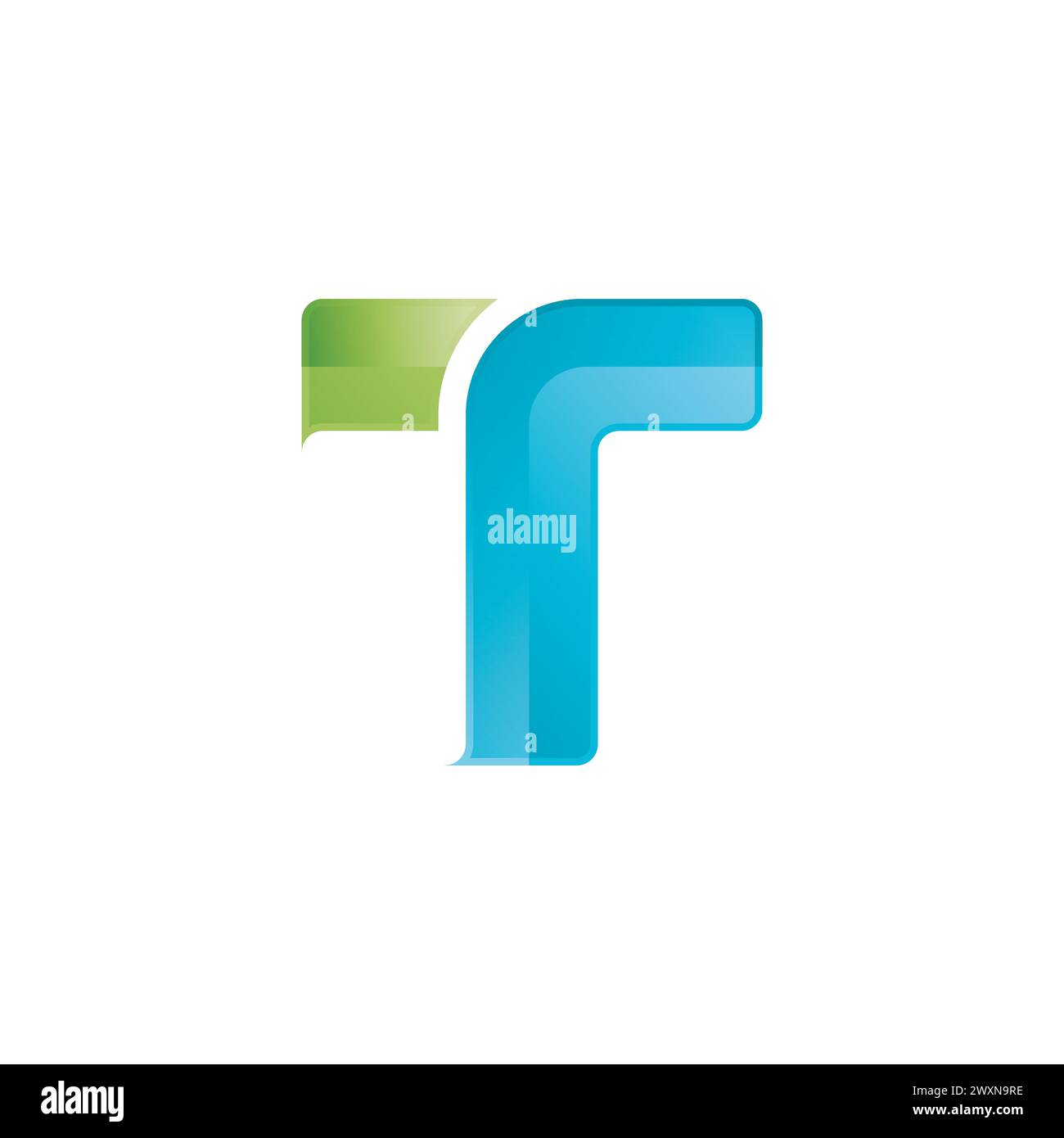 T letter design hi-res stock photography and images - Alamy