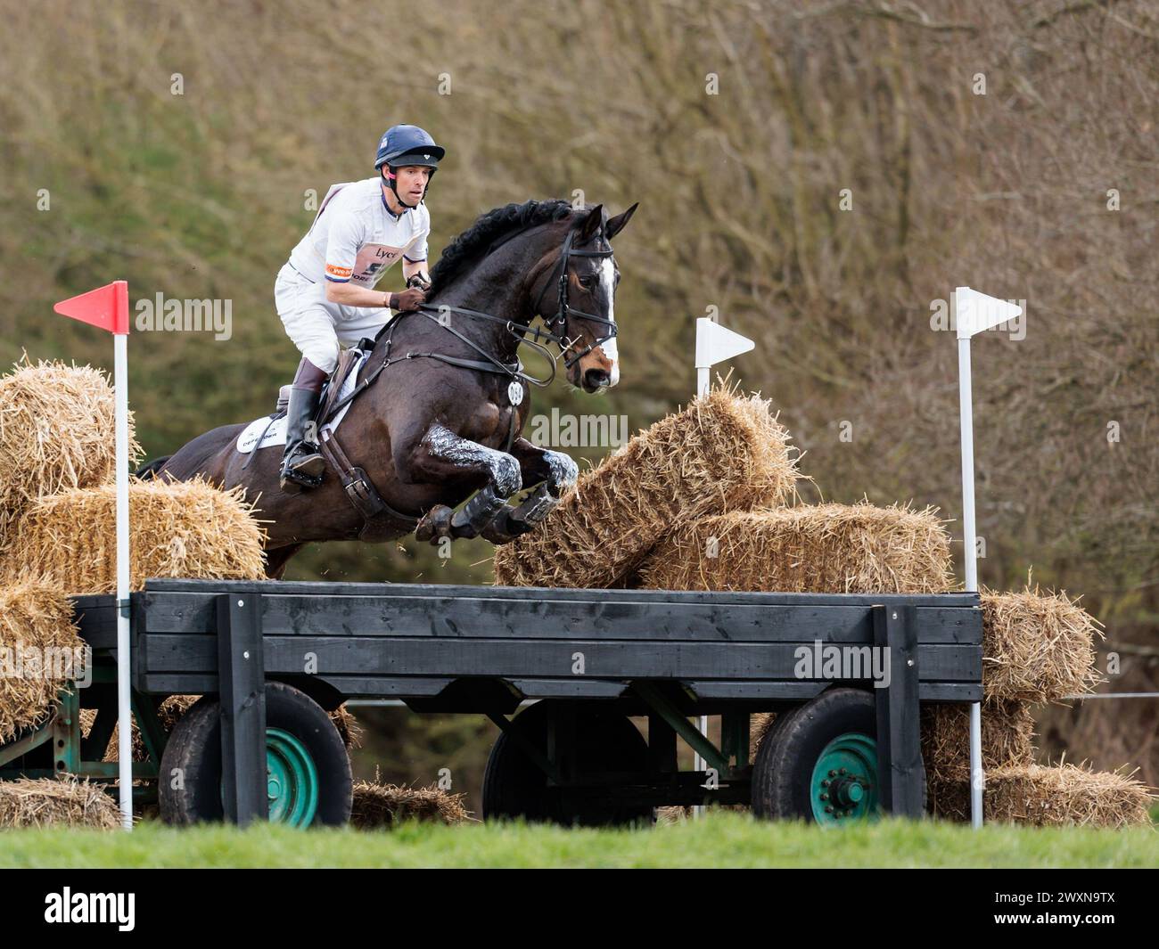 Harry Meade of the United Kingdom with Annaghmore Valoner during the ...