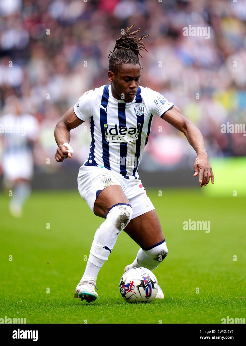 West Bromwich Albion's Brandon Thomas-Asante during the Sky Bet Championship match at The ...