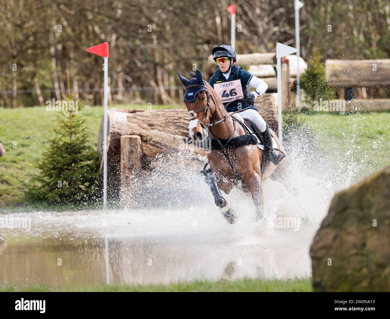 Laura Collett of the United Kingdom with London 52 during the CCI4*-S ...