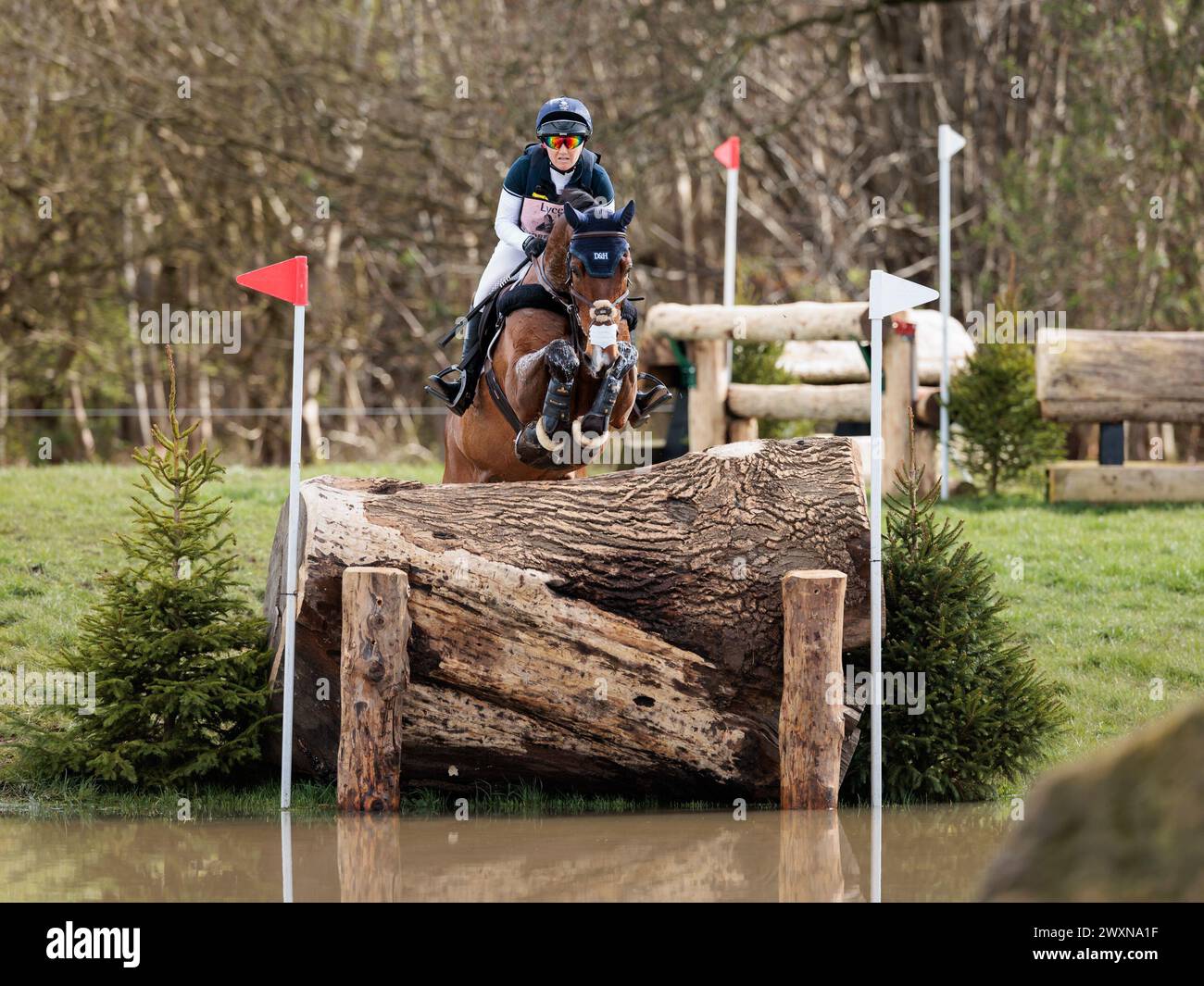 Laura Collett of the United Kingdom with London 52 during the CCI4*-S ...