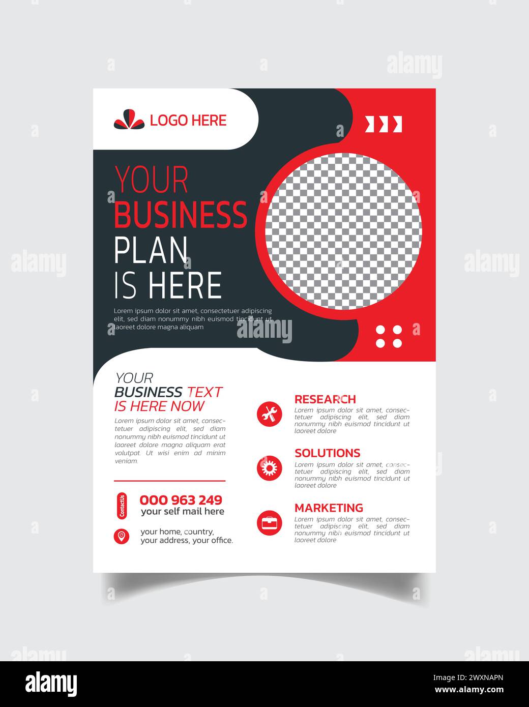 Product launch flyer templates hi-res stock photography and images - Alamy