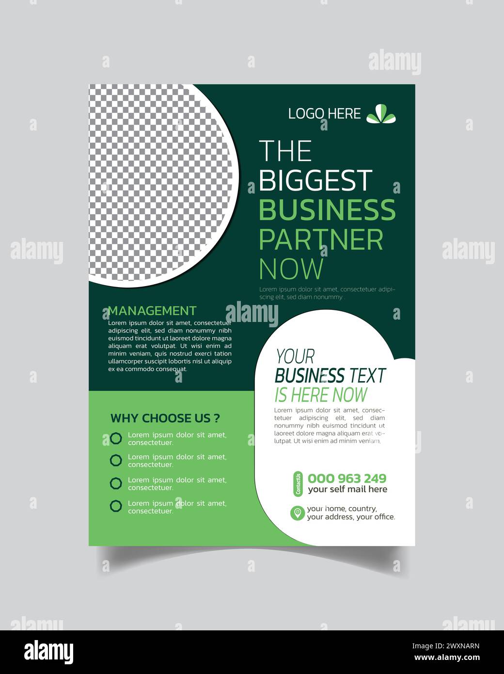 Modern Creative Company Business Flyer and Nifty Corporate Business Leaflet Design Stock Vector ...