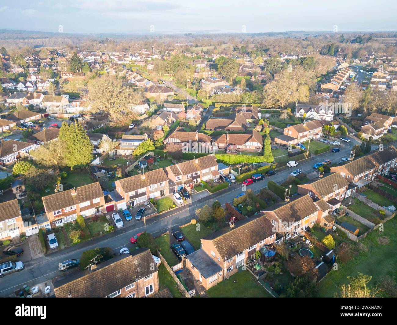 Hampshire aerial hi-res stock photography and images - Alamy