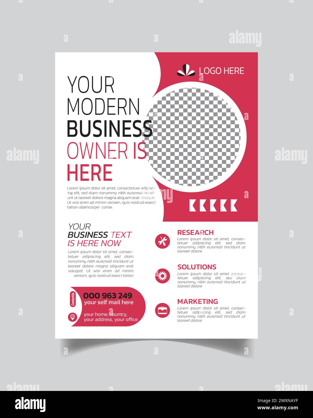 Product launch flyer templates hi-res stock photography and images - Alamy