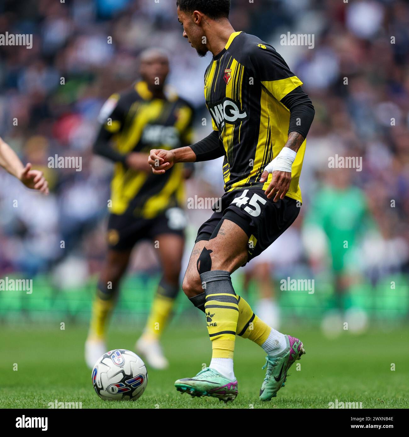 Watford's Ryan Andrews in defensive action during the EFL Sky Bet ...