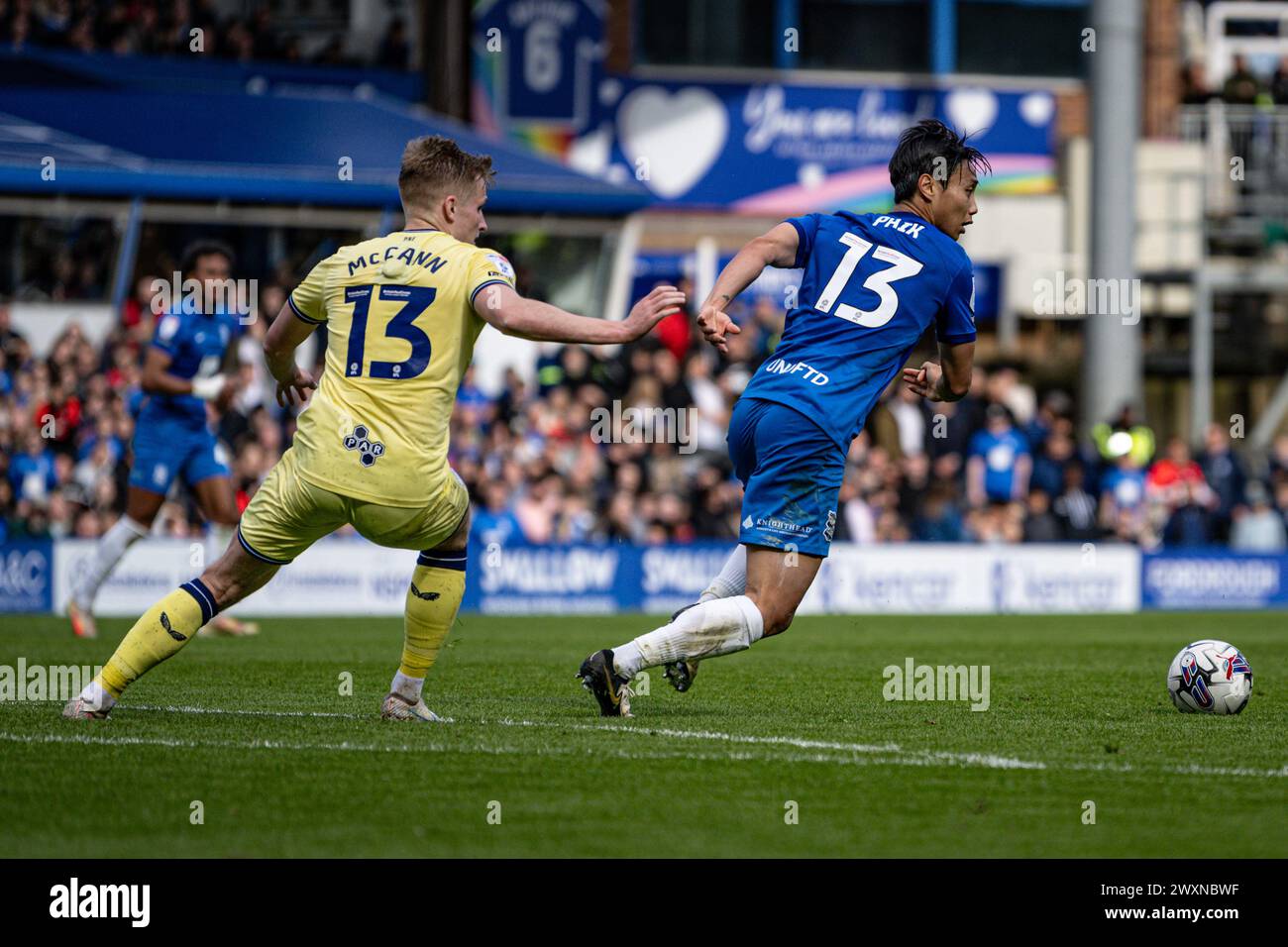 1st April 2024; St Andrews, Birmingham, West Midlands, England; EFL Championship Football ...