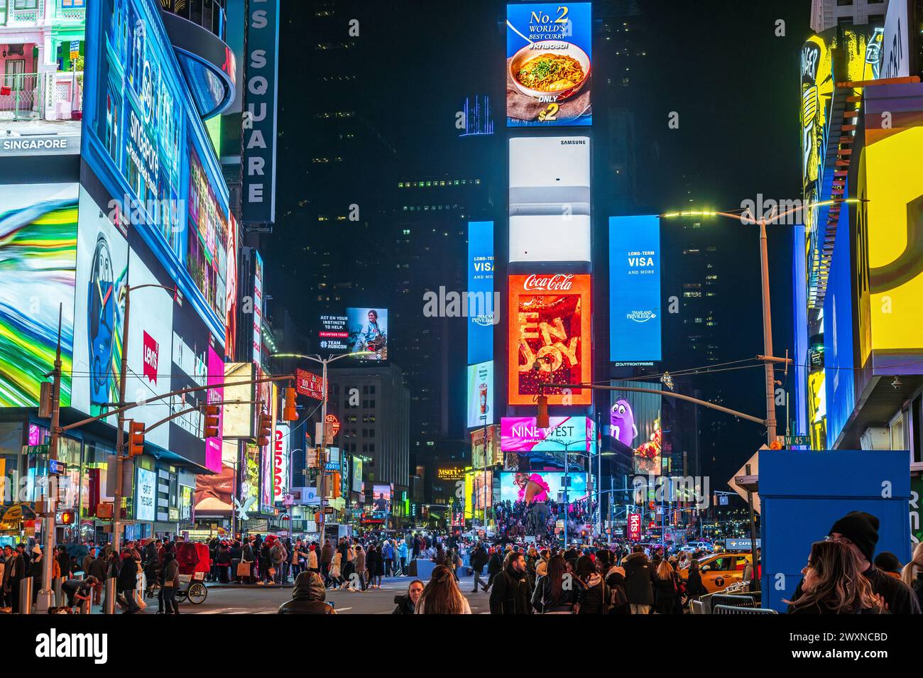 Times Square is a major commercial intersection, tourist destination ...