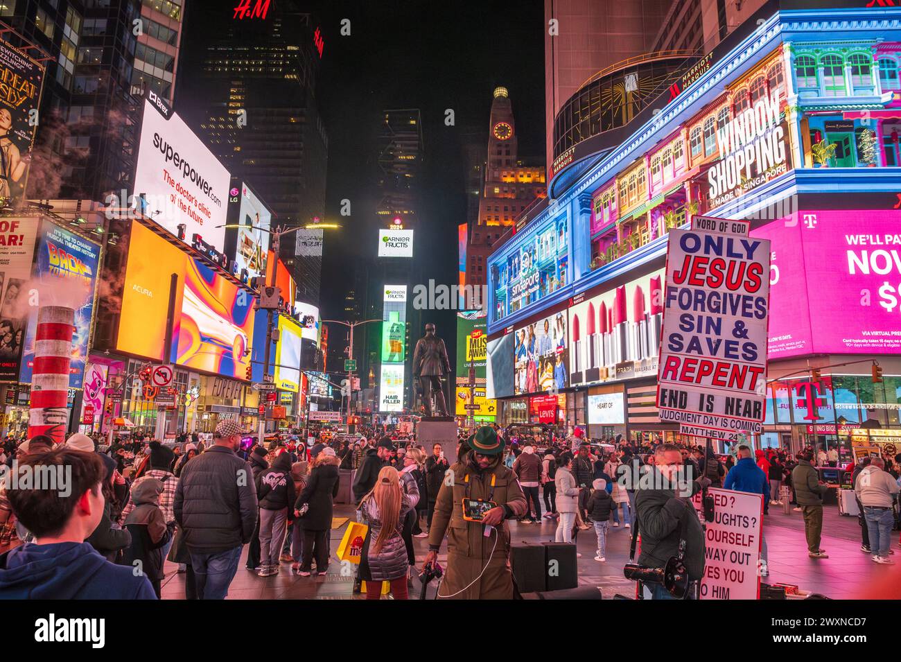 Times Square is a major commercial intersection, tourist destination ...