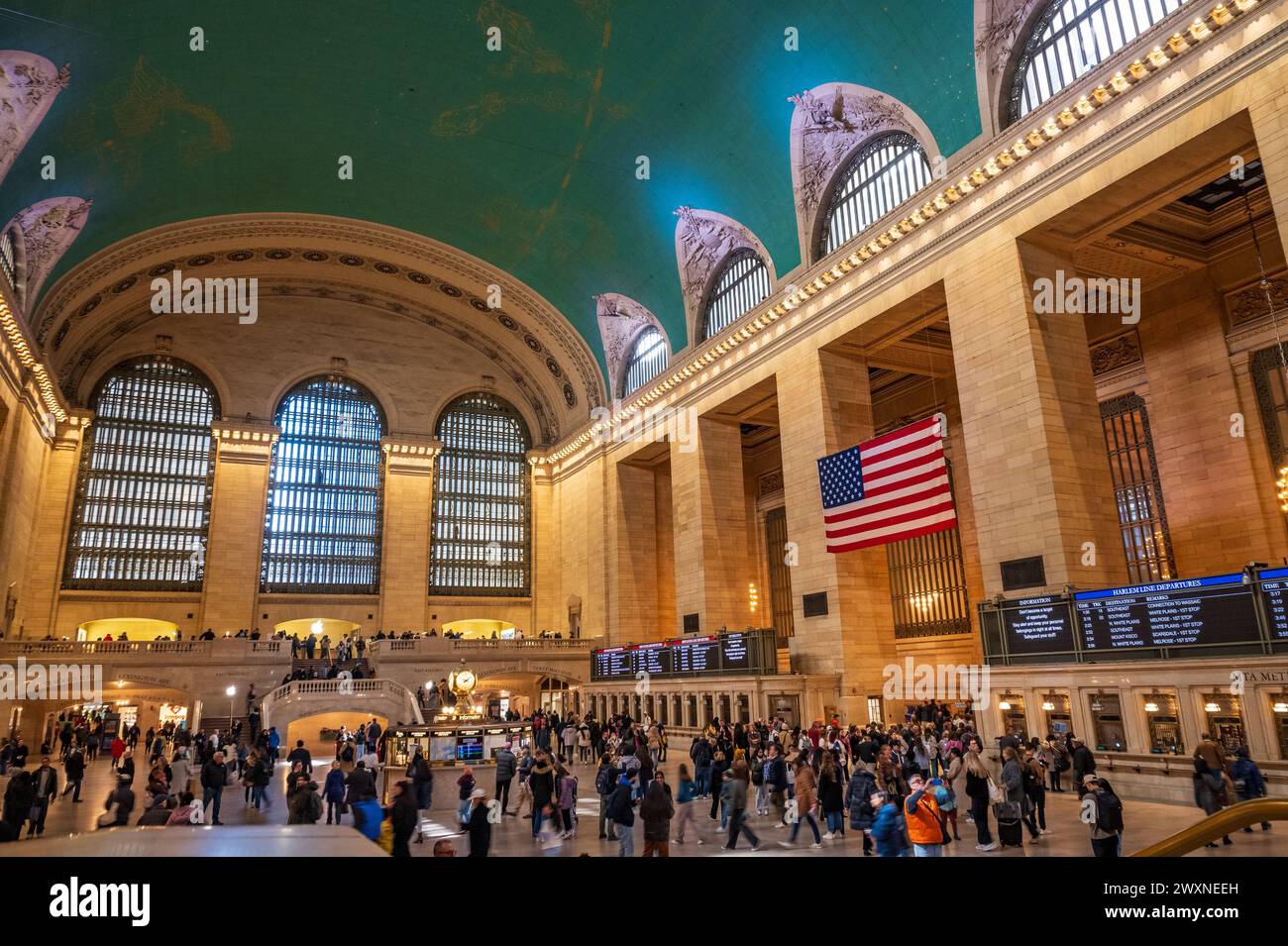 Inside Grand Central Terminal a commuter rail terminal located at 42nd ...