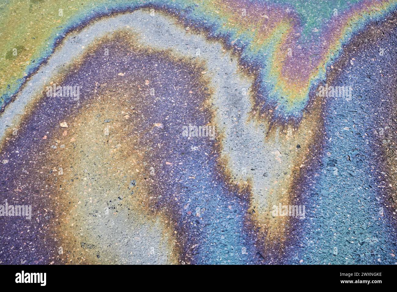 Blue paint spill on road hi-res stock photography and images - Alamy