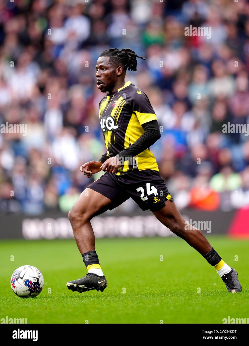 Watford's Tom Dele-Bashiru during the Sky Bet Championship match at The ...
