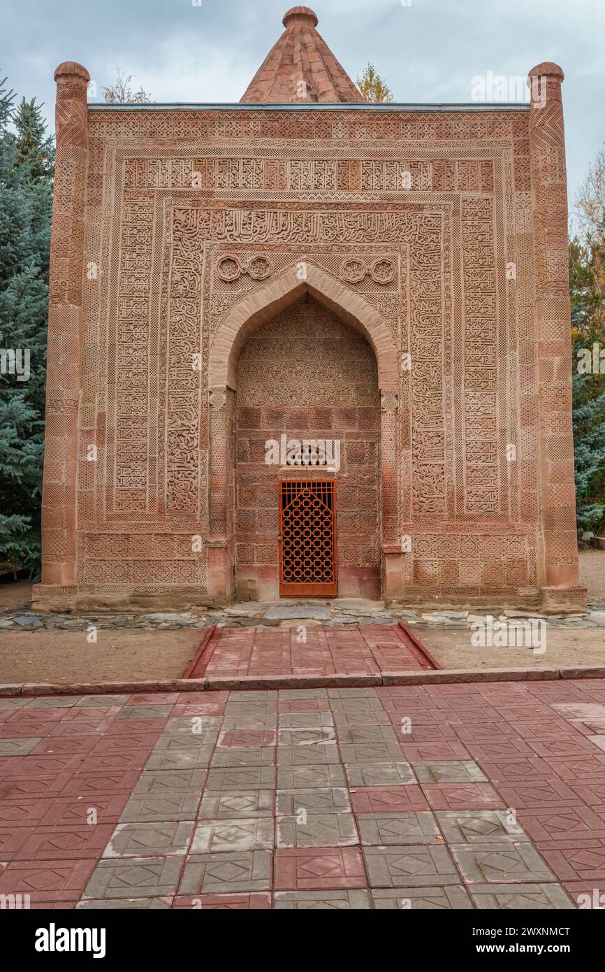 Manas kumboz, alleged burial site of the eponymous hero of Manas, 1334 ...