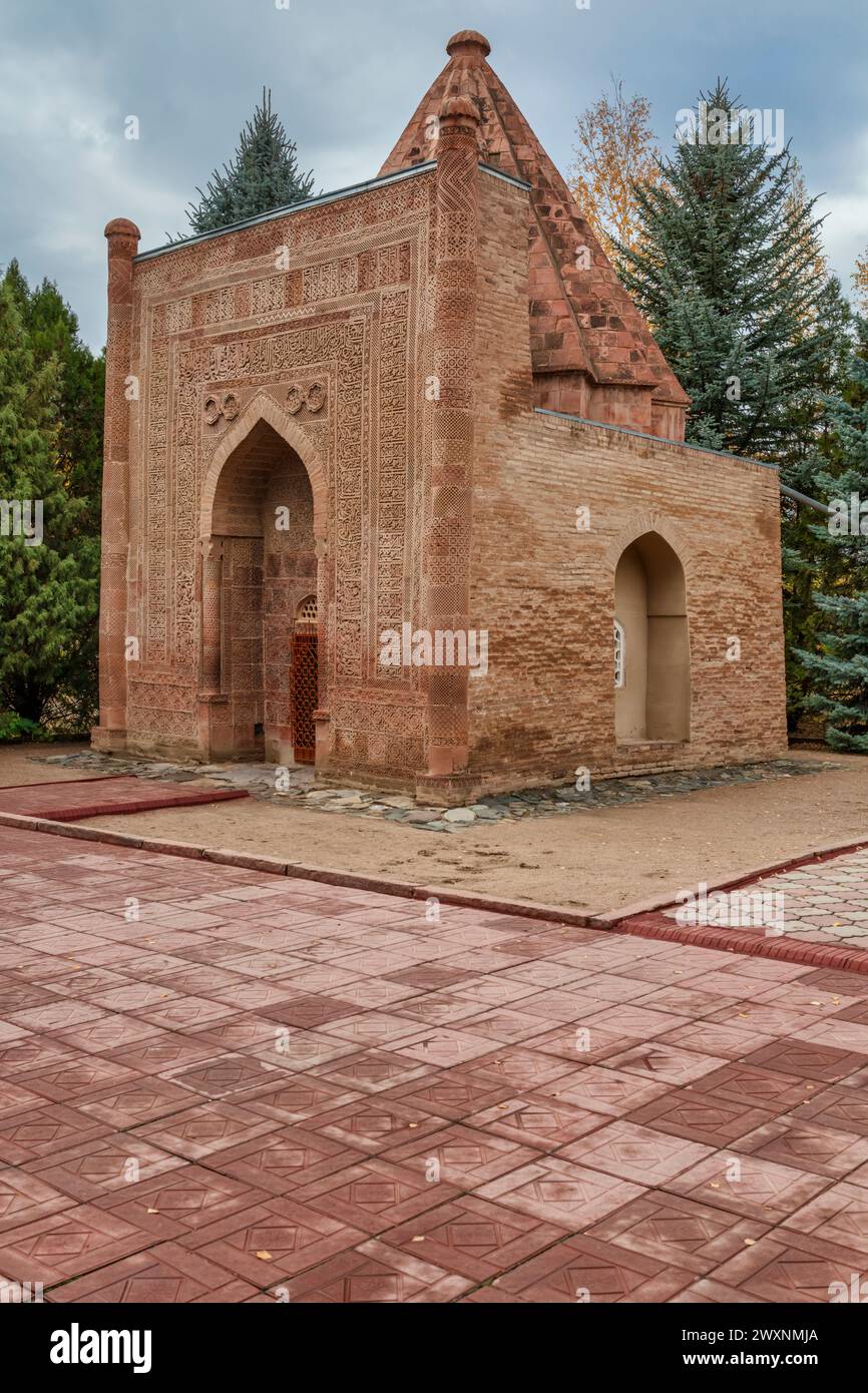 Manas kumboz, alleged burial site of the eponymous hero of Manas, 1334 ...