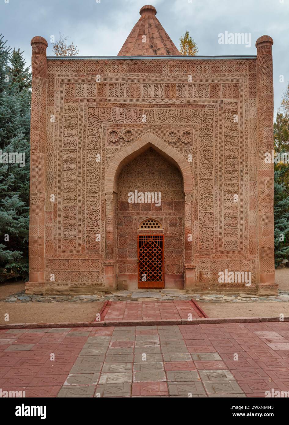 Manas kumboz, alleged burial site of the eponymous hero of Manas, 1334 ...