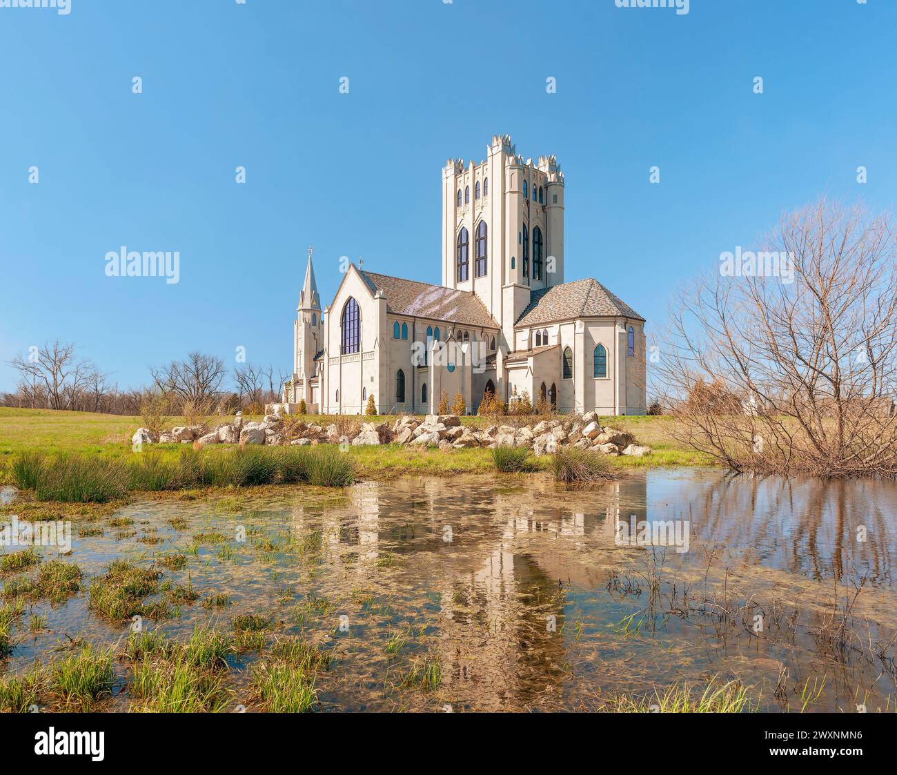 Front Royal, Virginia. USA - March 29, 2024 - Roman Catholic Christ the ...