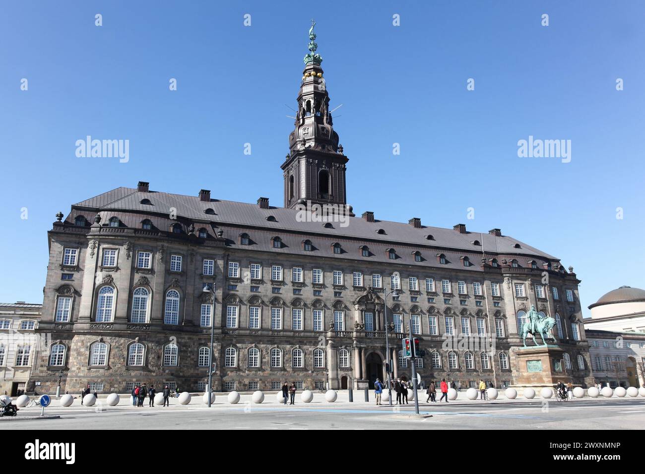 Danish parliament building in Copenhagen called folketing in Danish ...