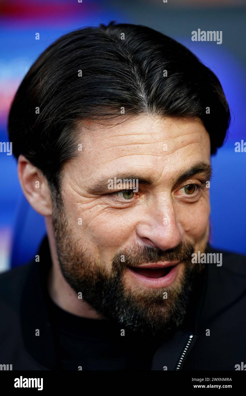 Southampton manager Russell Martin before the Sky Bet Championship ...