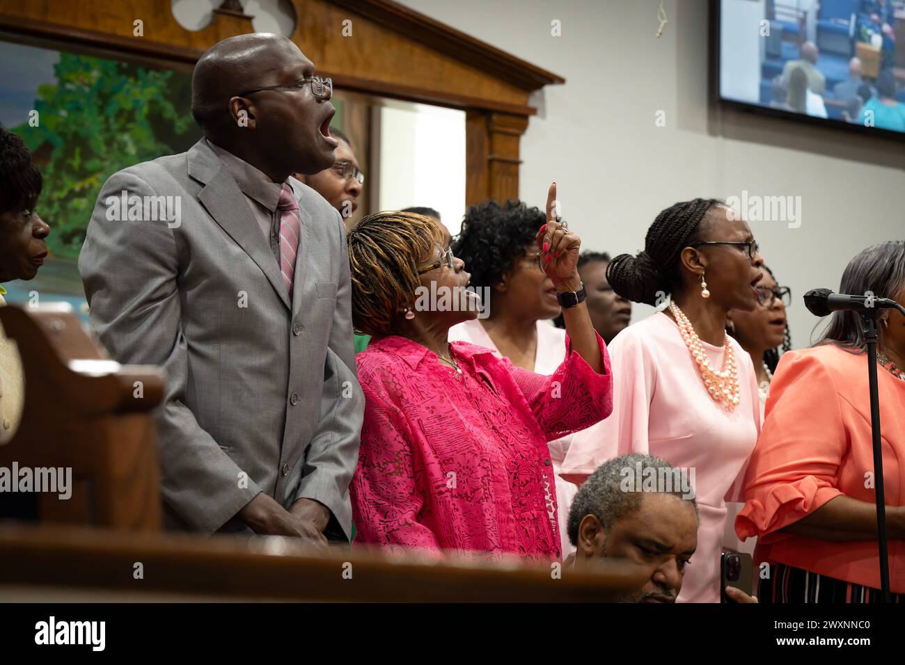 Tuscaloosa, Alabama, USA. 31st Mar, 2024. Friendship Baptist Church ...