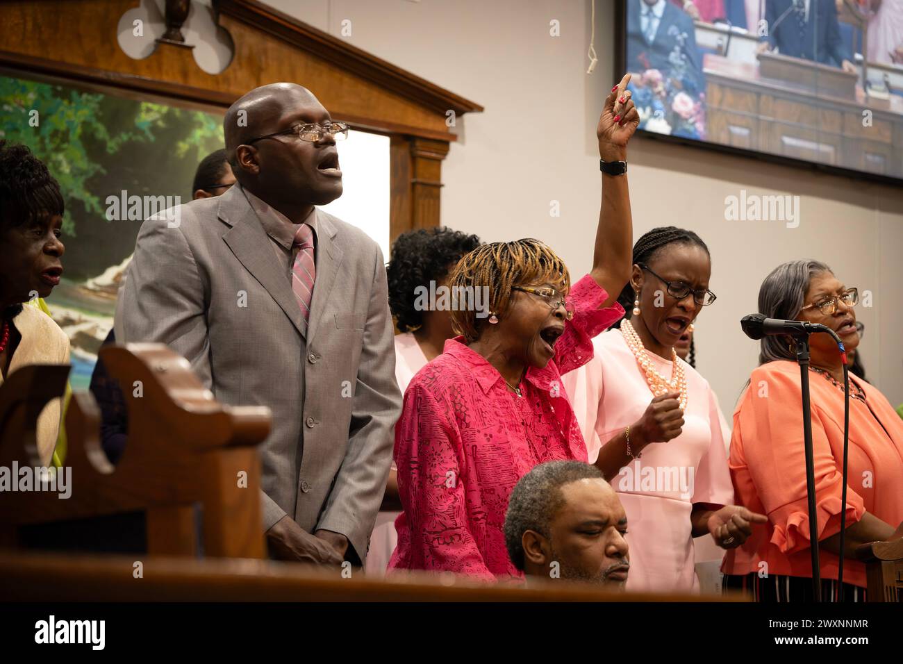 Tuscaloosa, Alabama, USA. 31st Mar, 2024. Friendship Baptist Church ...