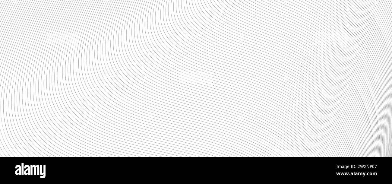 vector Illustration of the pattern of black lines on white background ...