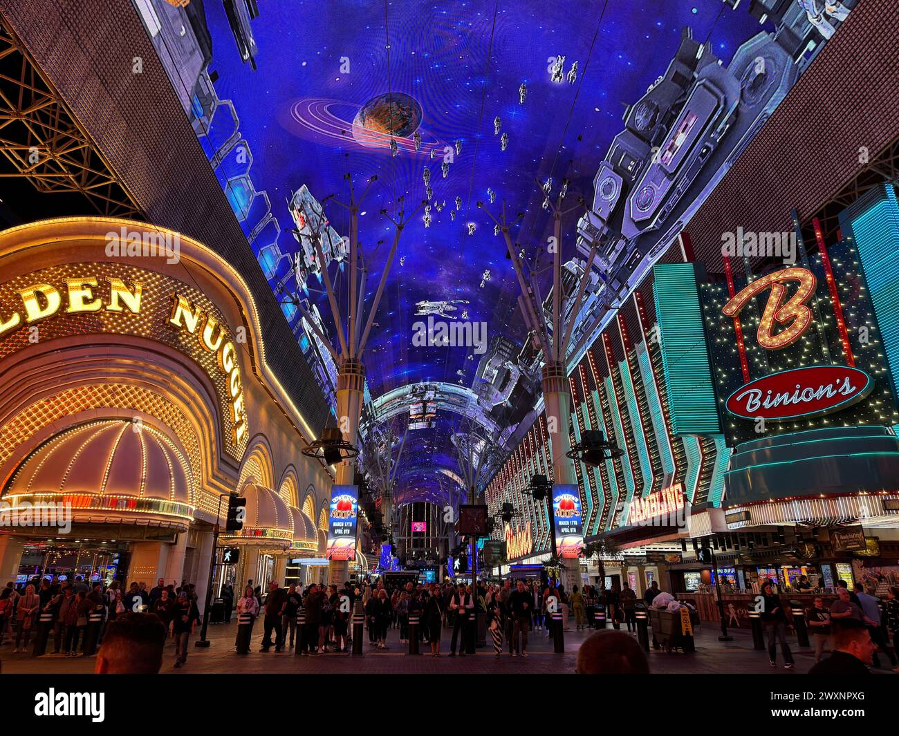 Freemont Street downtown Las Vegas Stock Photo - Alamy