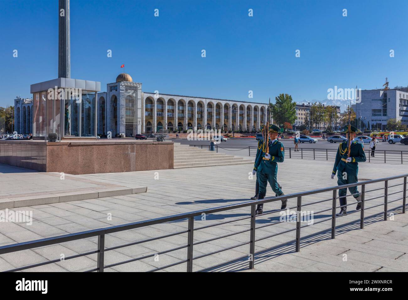 Ala-Too Square, Bishkek, Kyrgyzstan Stock Photo - Alamy