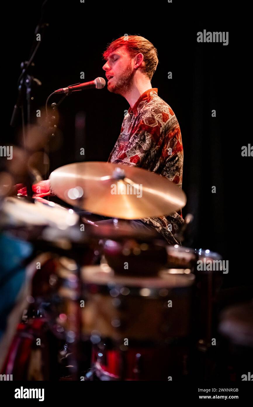 Edinburgh, Scotland. Sat 16 March 2024. Scottish singer-songwriter Finn ...