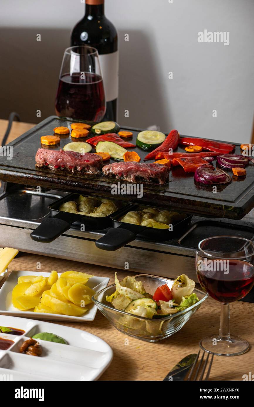 Swiss cuisine restaurant meat hi-res stock photography and images - Alamy