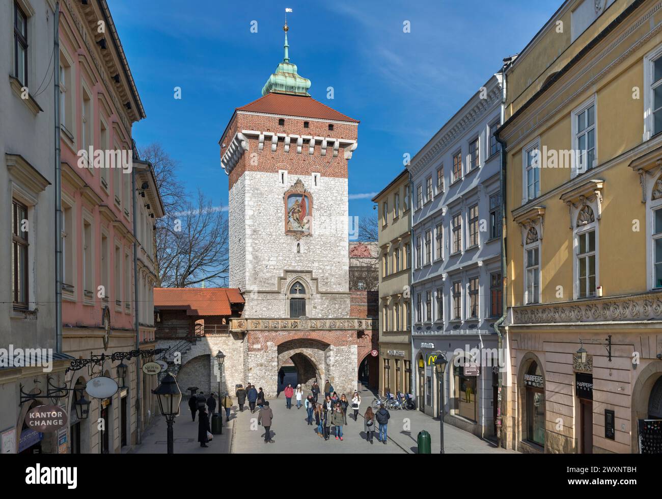 Florianska Street, Old Town, Krakow, Poland Stock Photo - Alamy