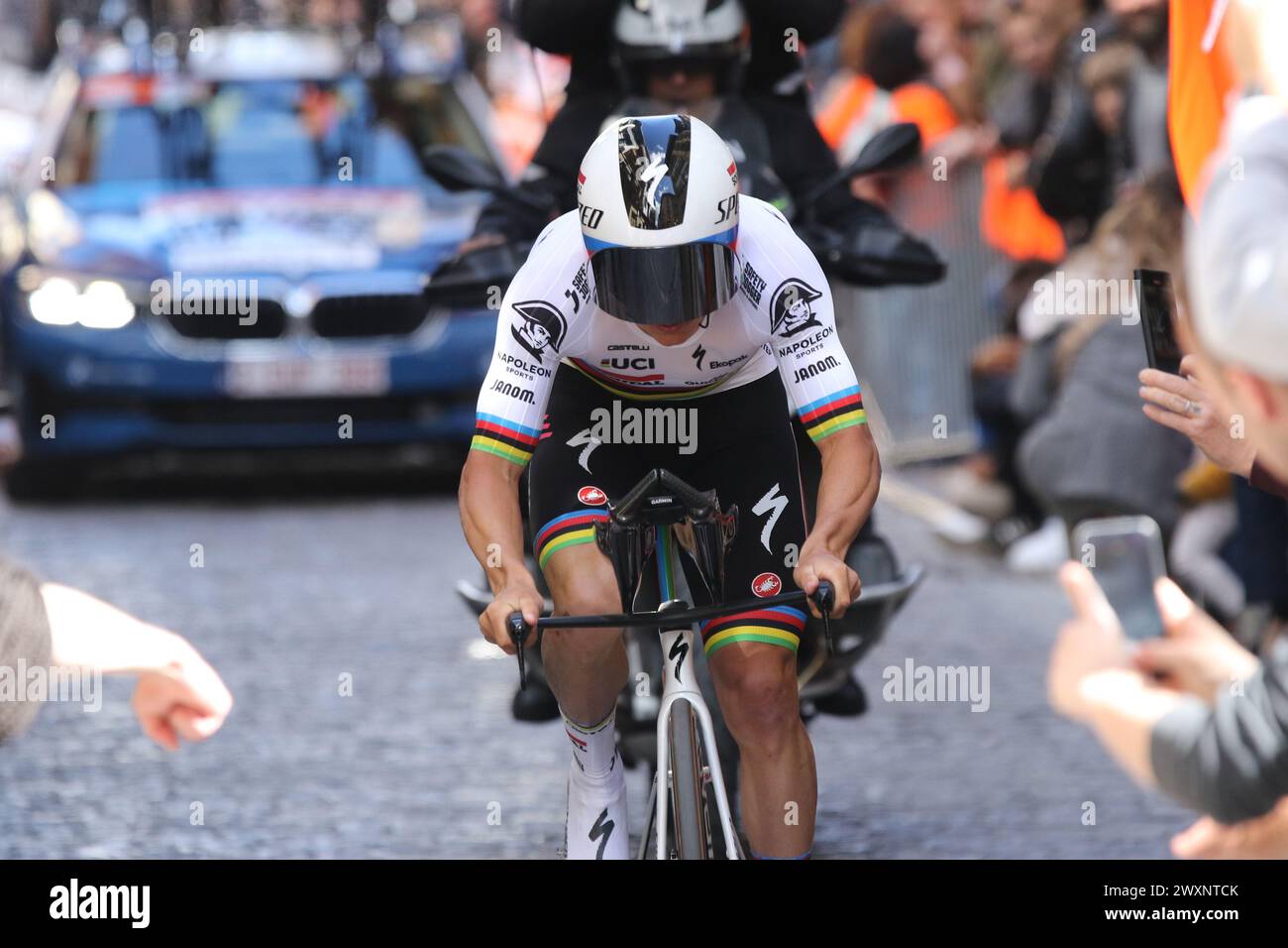 Remco Evenepoel Belgium World Champion Time Trial Soudal Quick Step ...