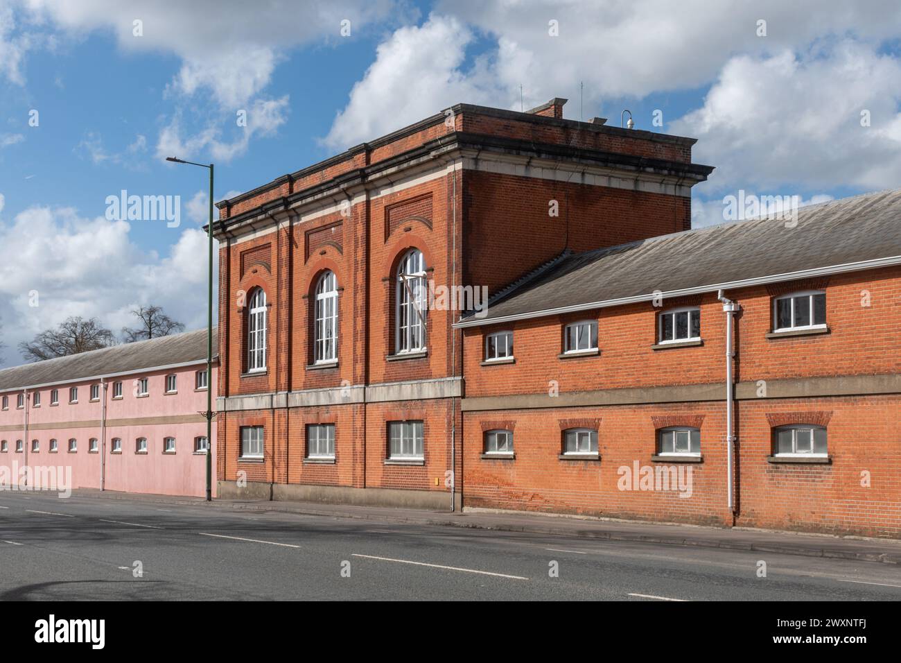 View along Ascot High Street outside the racecourse. The grade II ...